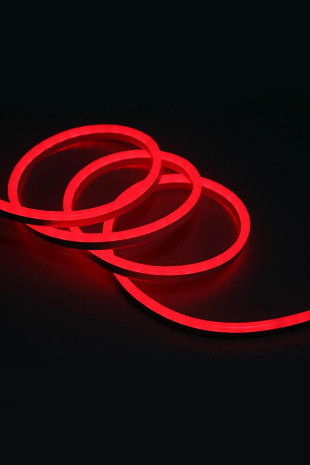 Silicon Neon Light Strip - 16' Full Kit - Red - Perfect Holiday