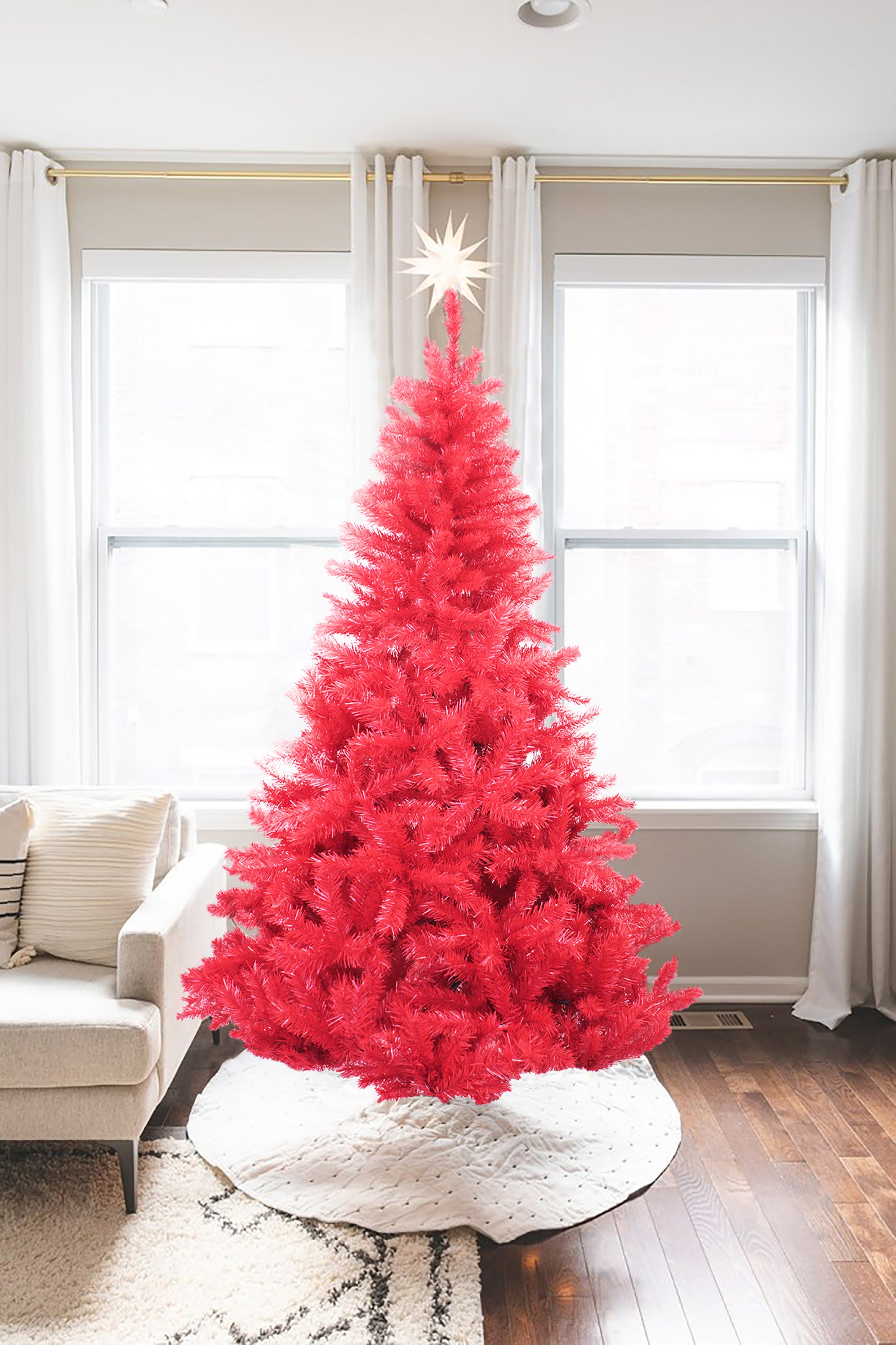6' Red Norway Pine Tree – Perfect Holiday