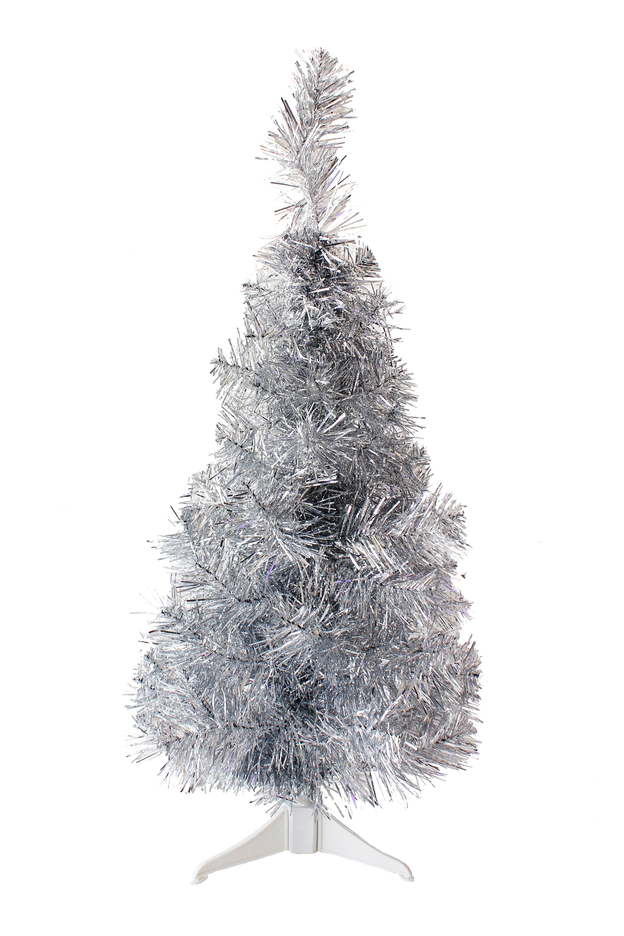 2' Silver Tabletop Tree with Stand - Silver - Perfect Holiday