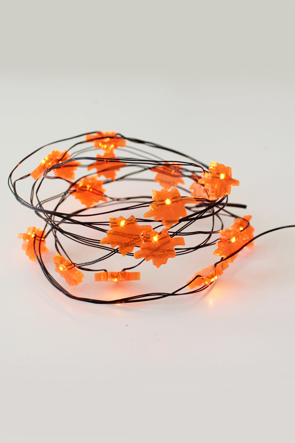 20 LED Fairy Light Autumn Leaves – Battery Operated w/ Timer - Perfect ...
